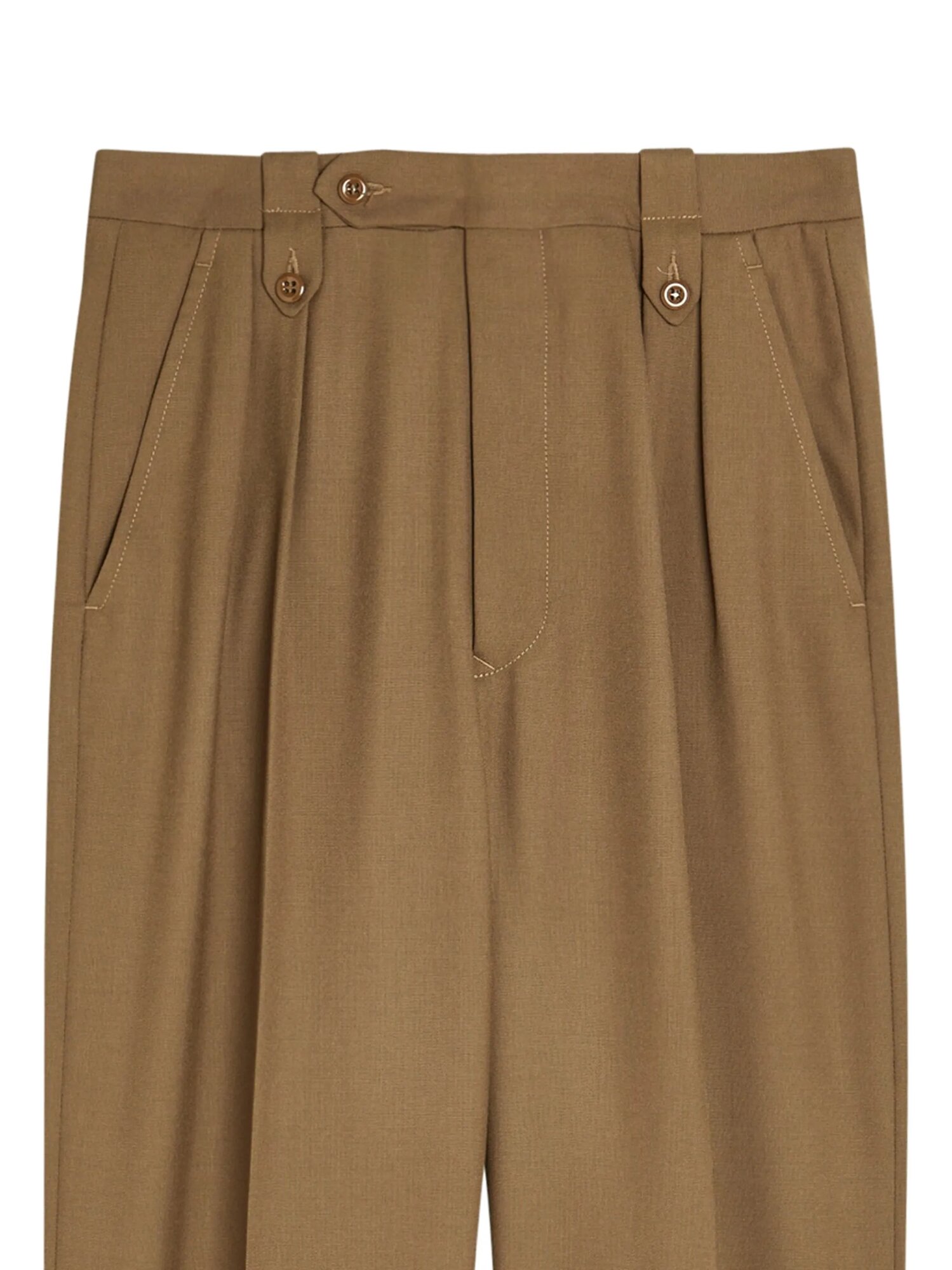 Брюки Maison Margiela Pleated trousers, размер 38, разноцветный — фото 1