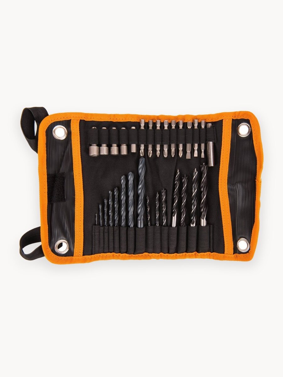 Набор оснастки для дрели-шуруповерта WORX WA1108, 30 штук, в чехле