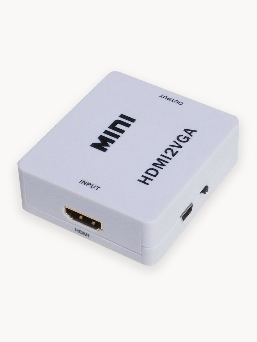 Переходник HDMI VGA адаптер конвертер HDMI на VGA + аудио, 1080P, HDMI 2 VGA для монитора, телевизора, ноутбука, компьютера, PS3, Xbox, PC