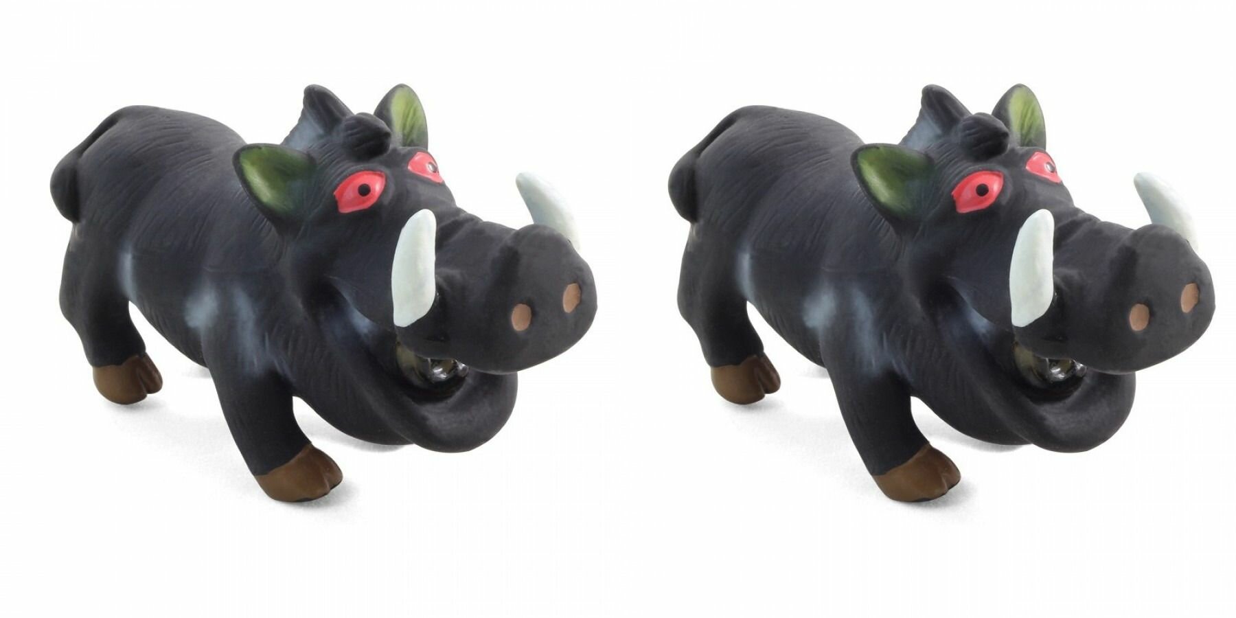 Triol Игрушка для собак Кабан хрюкающий, латекс, 17 см, 2 шт