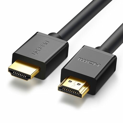 Кабель UGREEN HD104 (10108) HDMI Male To Male Cable. Длина: 3м. Цвет: черный.