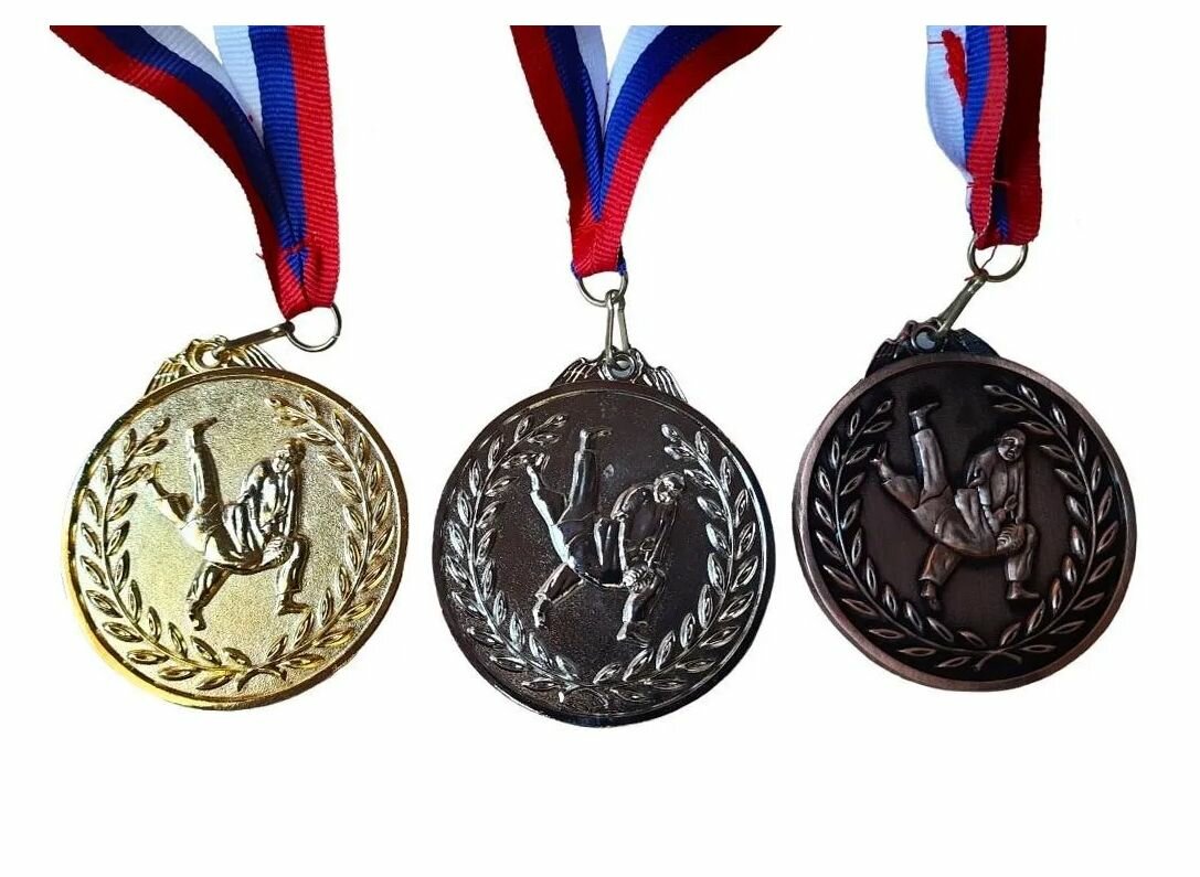 Медаль Единоборства 1, 2, 3 место D-65 мм