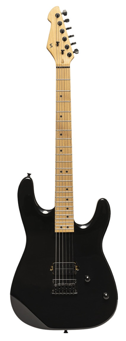 STAGG SEM-ONE H BK - электрогитара с одним звукоснимателем H, цвет черный