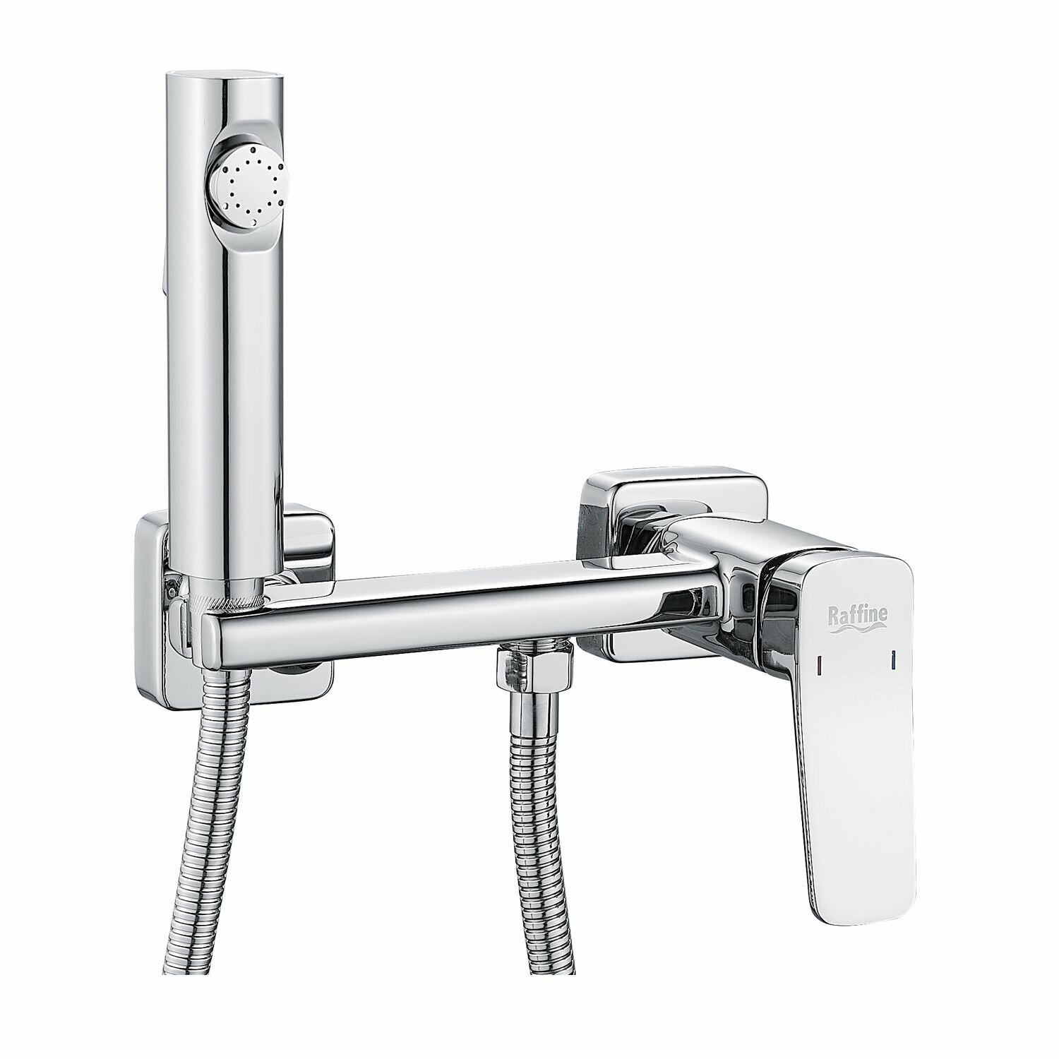 Смеситель с гигиеническим душем RAFFINE F0599-1 хром