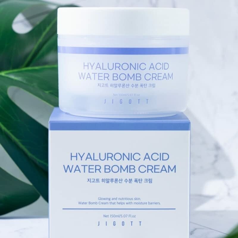 Увлажняющий крем для лица с гиалуроновой кислотой Jigott Hyaluronic Acid Water Bomb Cream (150 мл)