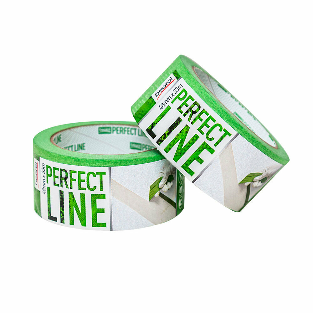 Лента малярная Beorol зеленая 48 мм 33 м