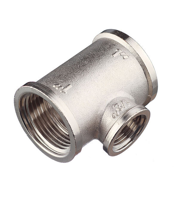 Тройник переходной Valtec 1 ВР(г) х 1/2 ВР(г) х 1 ВР(г) латунный (VTr.750. N.0604)