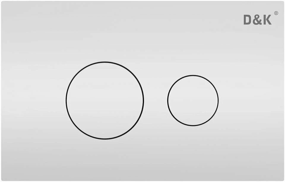 Кнопка смыва D&K Venice DB1029016 для инсталляции, белый