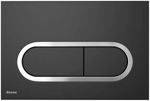 Кнопка смыва Ravak Chrome X01797 для инсталляции, черный матовый