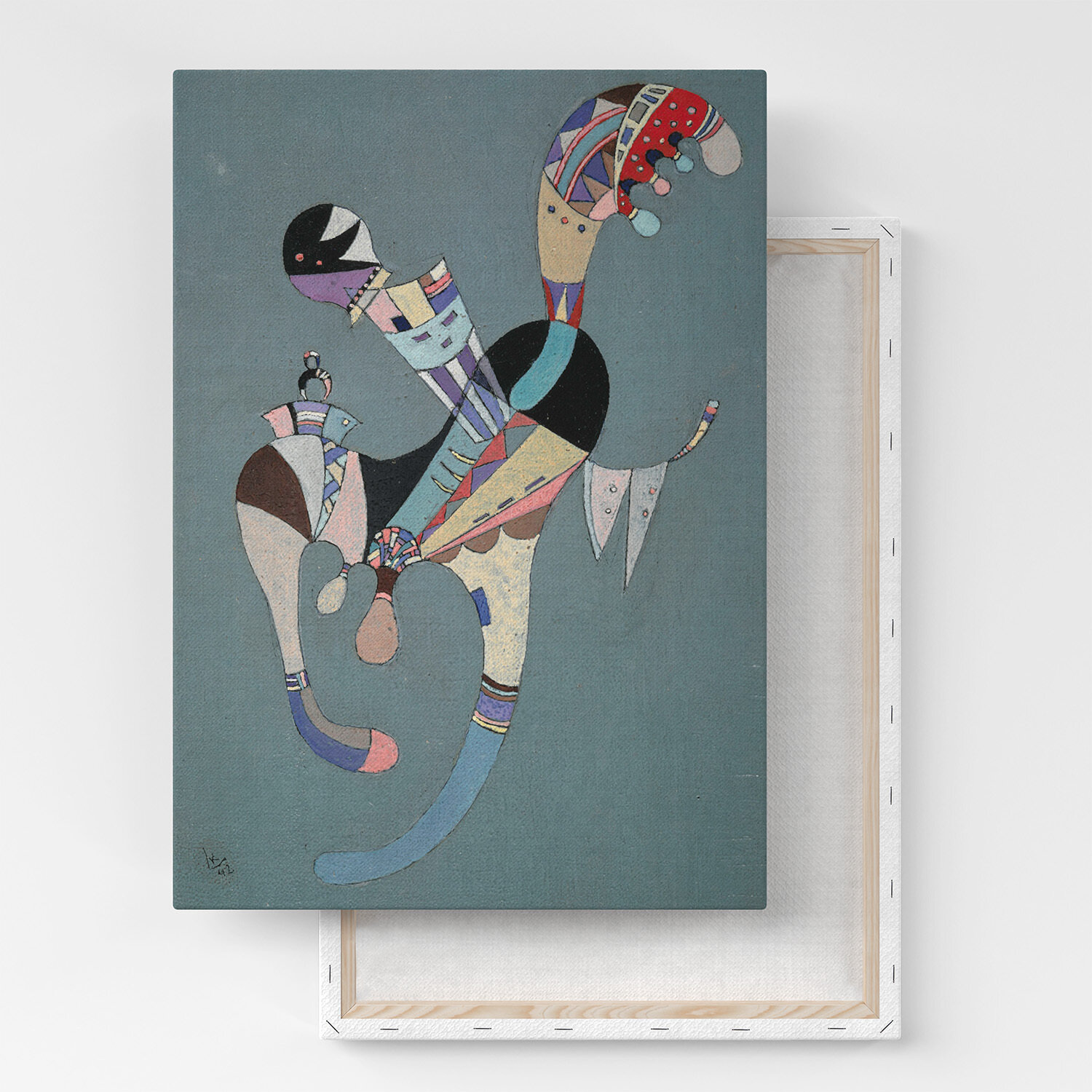 Картина на холсте, репродукция / Кандинский Василий - A Floating Figure / Размер 40 x 53 см