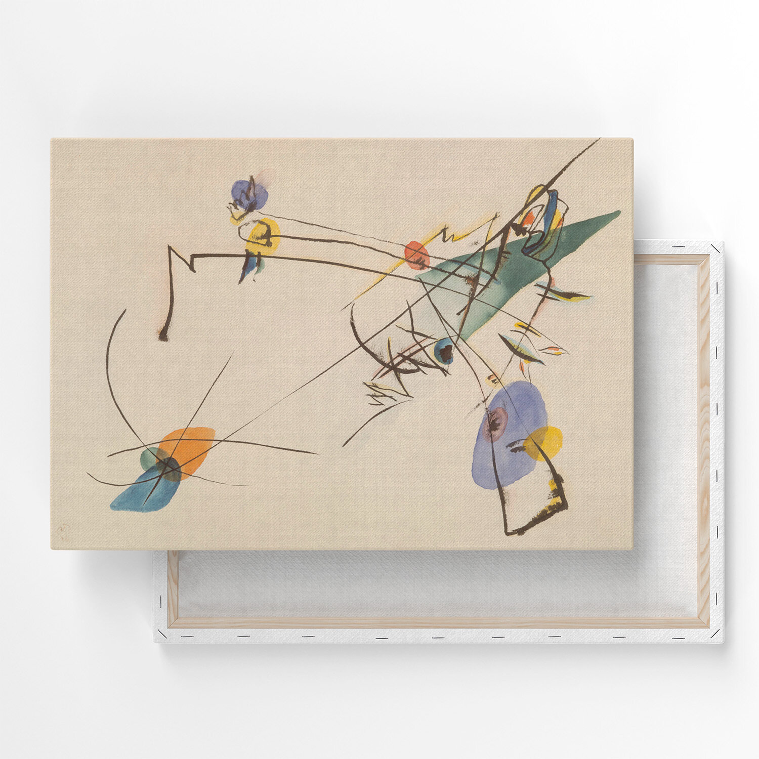 Картина на холсте, репродукция / Кандинский Василий - Simple / Размер 40 x 53 см