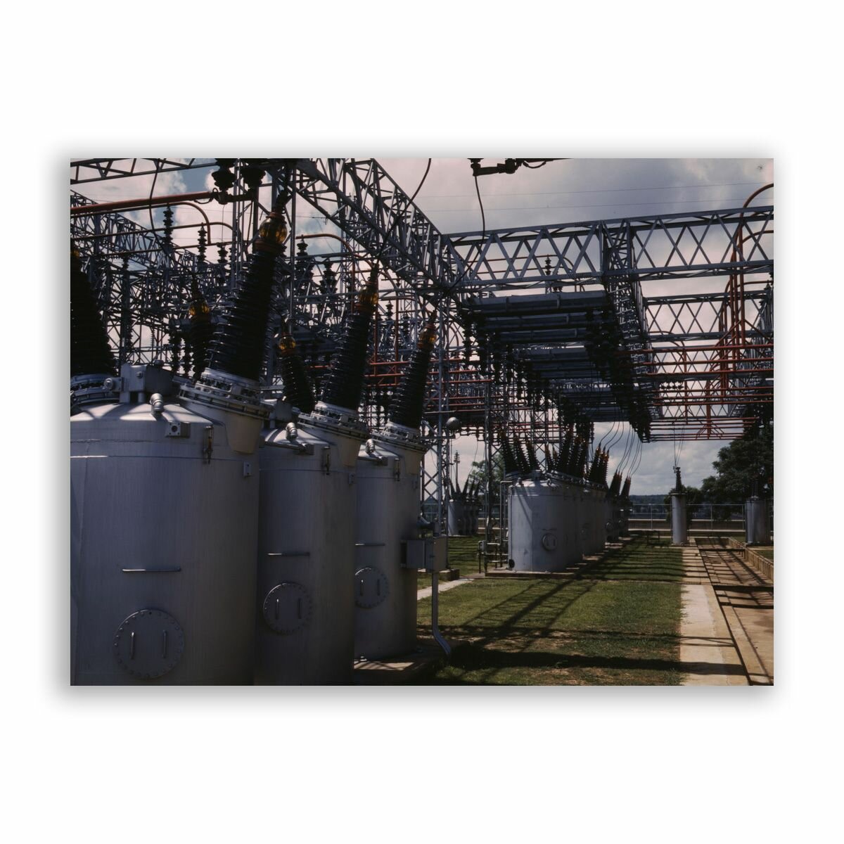 Постер, плакат на бумаге / Американские индустриальные ретро фотографии / Размер 30 x 40 см