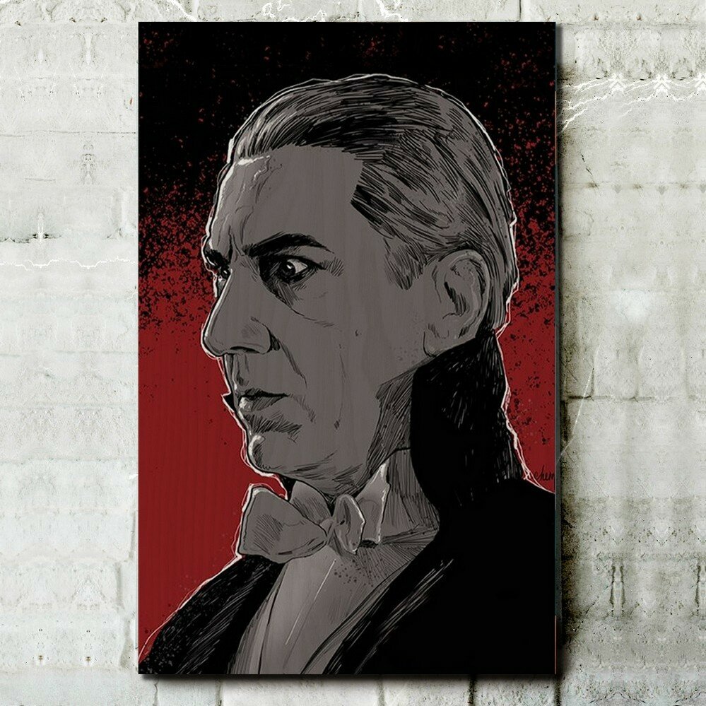 Картина интерьерная на дереве фильм Дракула (Dracula, вампир, ужасы,) - 14280 В