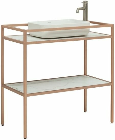 Консоль под раковину Allen Brau Liberty 90 1.33004.60 медь браш – раковина для ванной комнаты