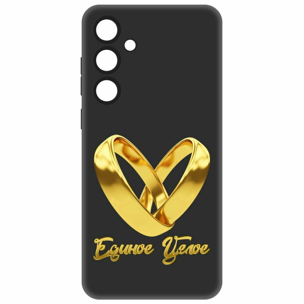 Чехол-накладка Krutoff Soft Case Единое целое для Samsung Galaxy A55 5G (A556) черный