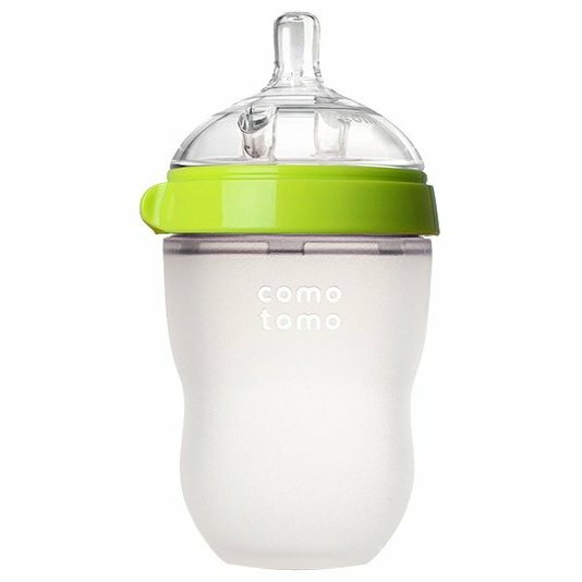 Бутылочка для кормления, цвет зеленый (250 мл.) Comotomo Natural Feel Baby Bottle