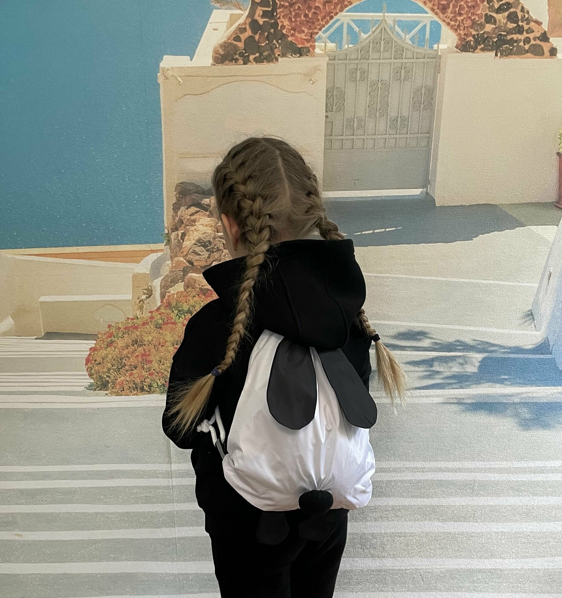 Детский мешок - рюкзак для сменной обуви, для игрушек