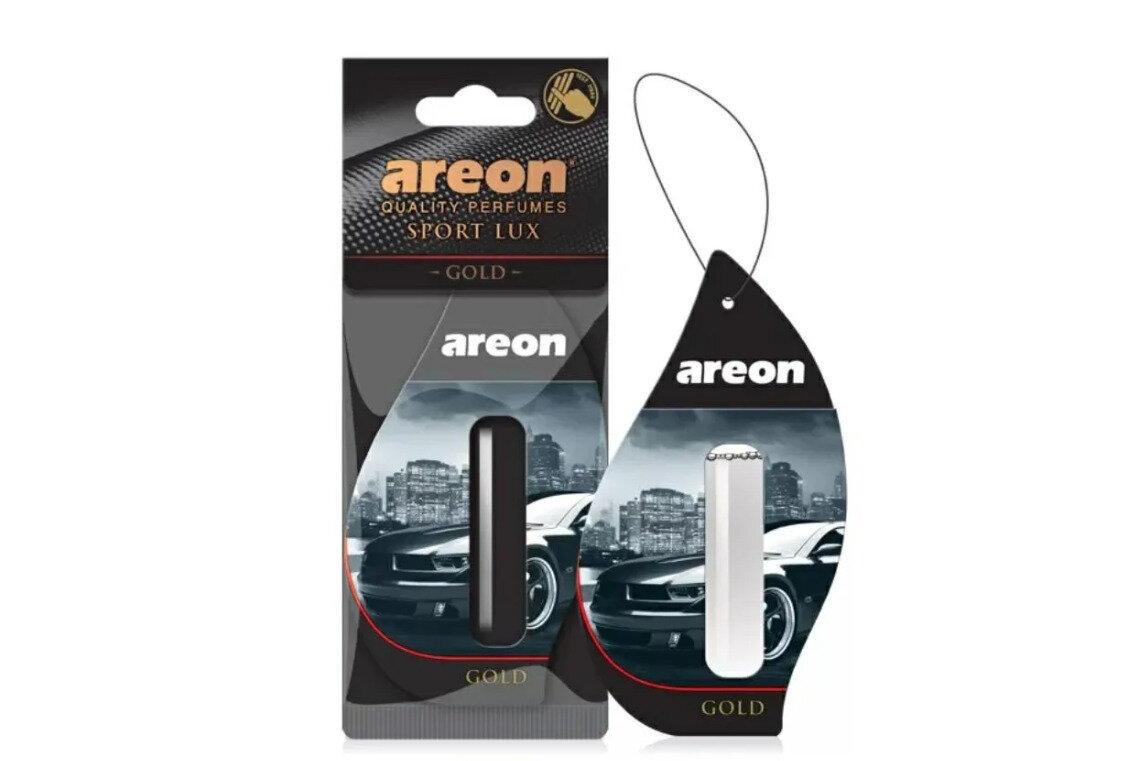 Ароматизатор подвес гелевый (AREON LIQUID LUX) Золото