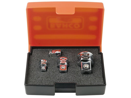 Набор переходников BAHCO 1RMA/S4, для ключей с храповиком, легированная сталь, 4шт