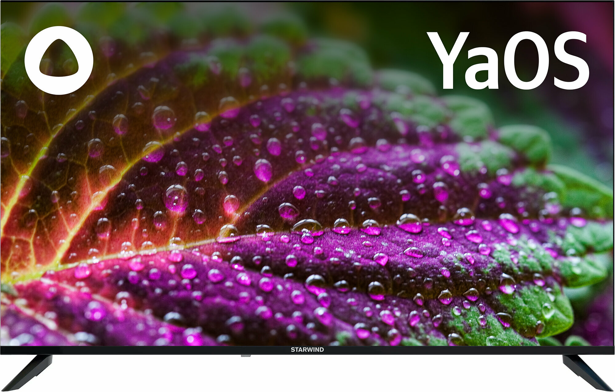 Телевизор LED Starwind 50" SW-LED50UG403 Яндекс. ТВ Frameless черный 4K Ultra HD, SW-LED50UG403