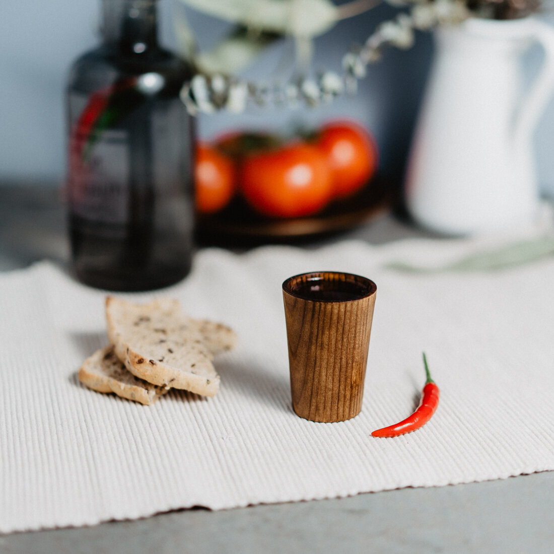 Деревянная Стопка (рюмка) из древесины пихты. R21