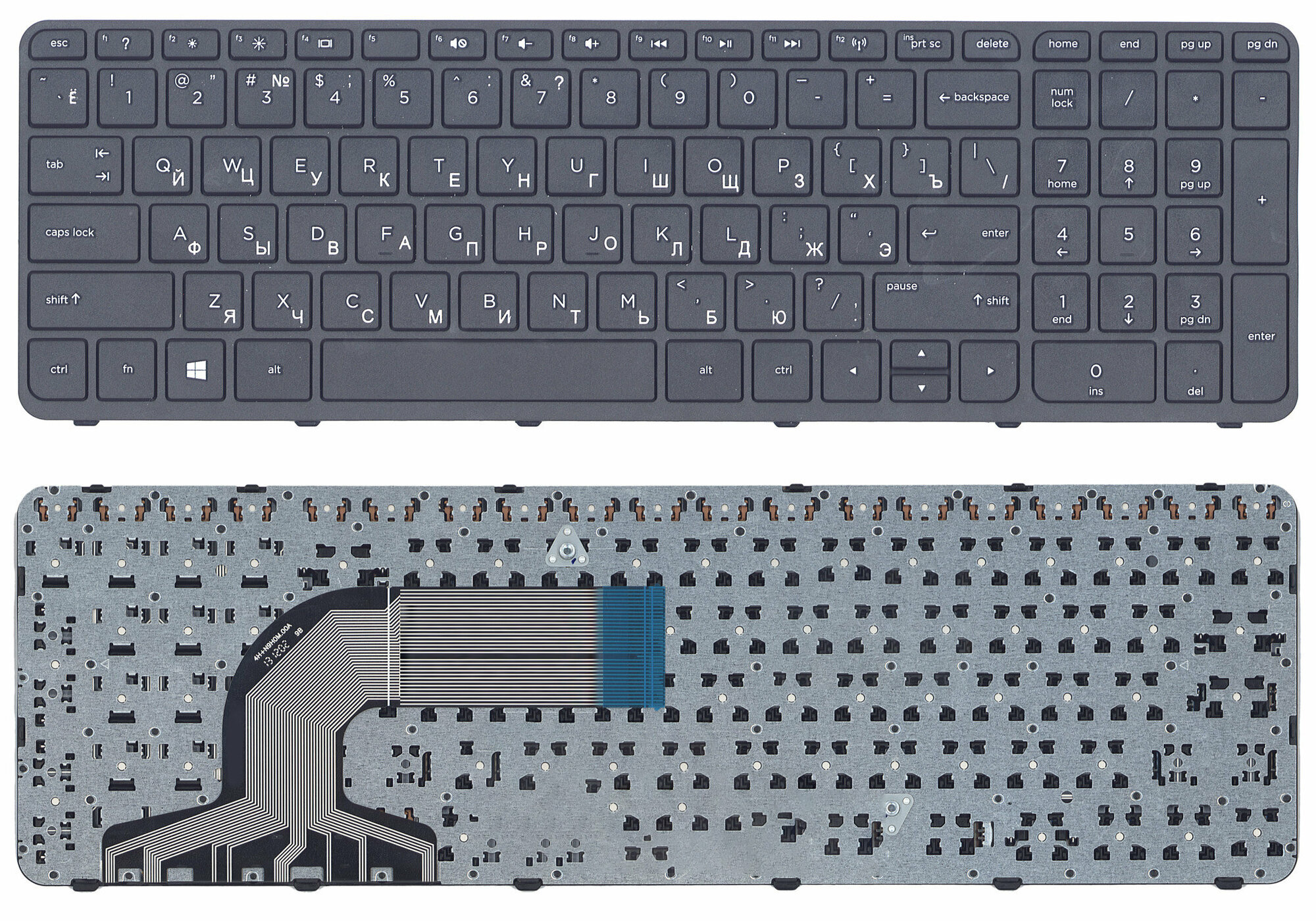 Клавиатура для HP 15-n 15-e 15-z 15t 15-r p/n: PK1314D1A100, SPS-749658-001, NSK-CN6SC, 9Z. N9HSC.601