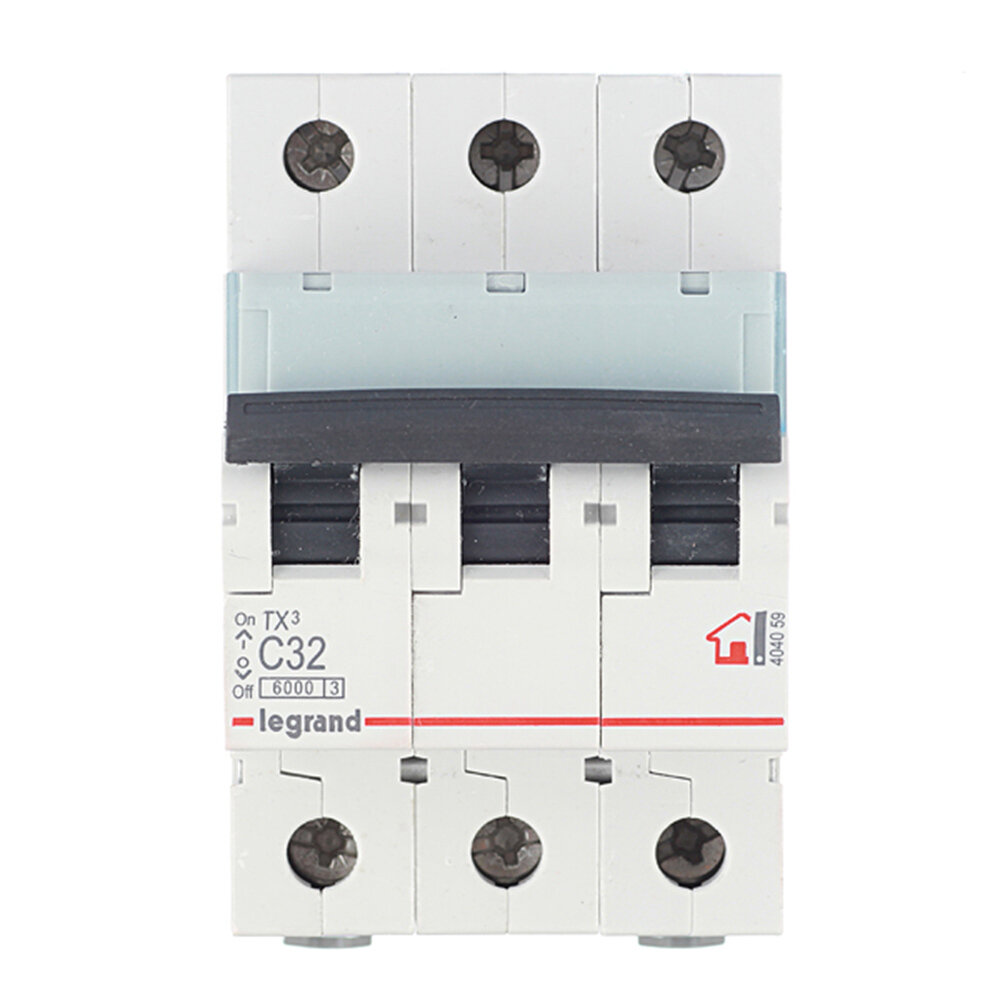 Автоматический выключатель Legrand TX3 (404059) 3P 32А тип C 6 кА 400 В на DIN-рейку