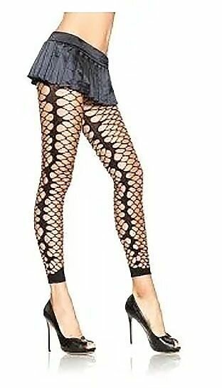 Леггинсы Leg AVenue с крупными вырезами, черный. OS