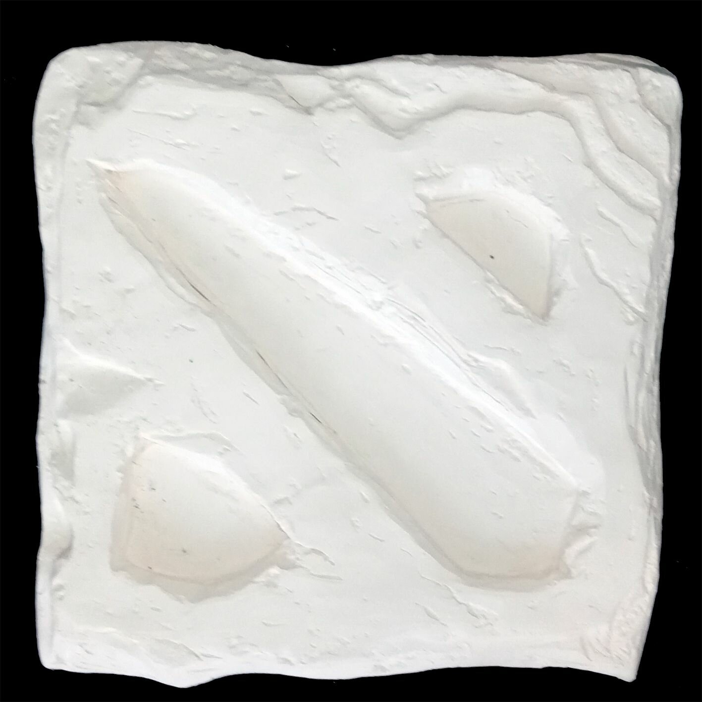 Декоративный камень из гипса логотип Dota-2