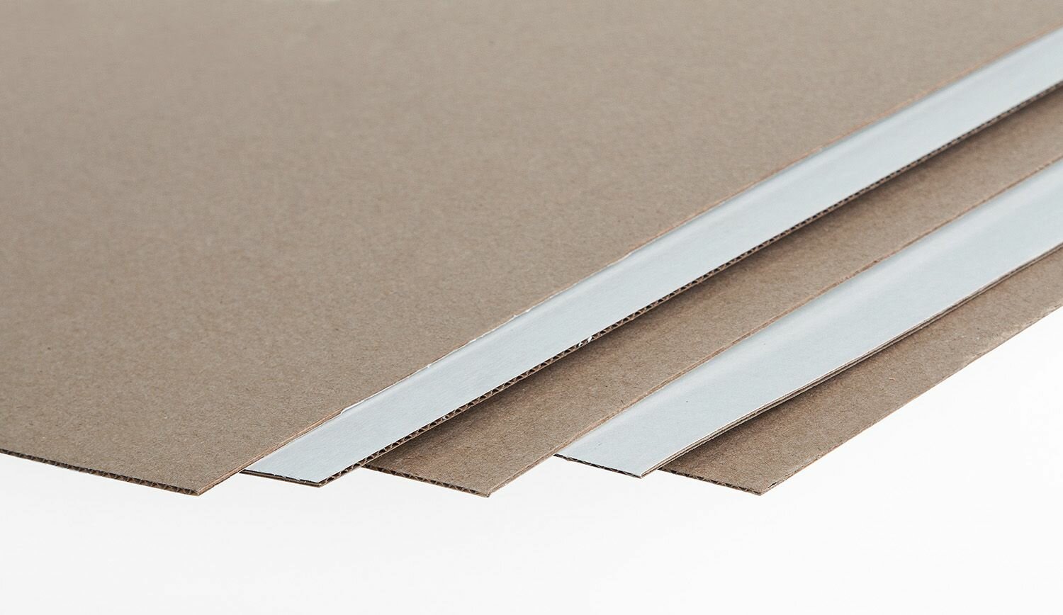 20 шт. Гофро лист картонный тонкий 700х1000 мм микра белый/бурый Т11