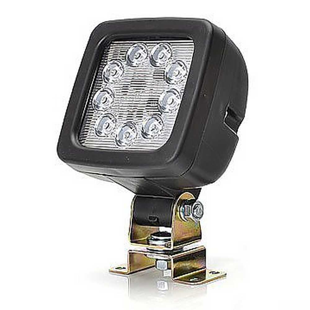 WAS 806 фонарь рабочего освещения 9led 12v-24v, с функцией заднего хода, провод 250cm \