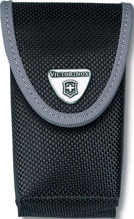 Чехол на ремень "Victorinox" для ножей 111 мм 4-6 уровней, с отделением под фонарь, нейлоновый, цвет: черный