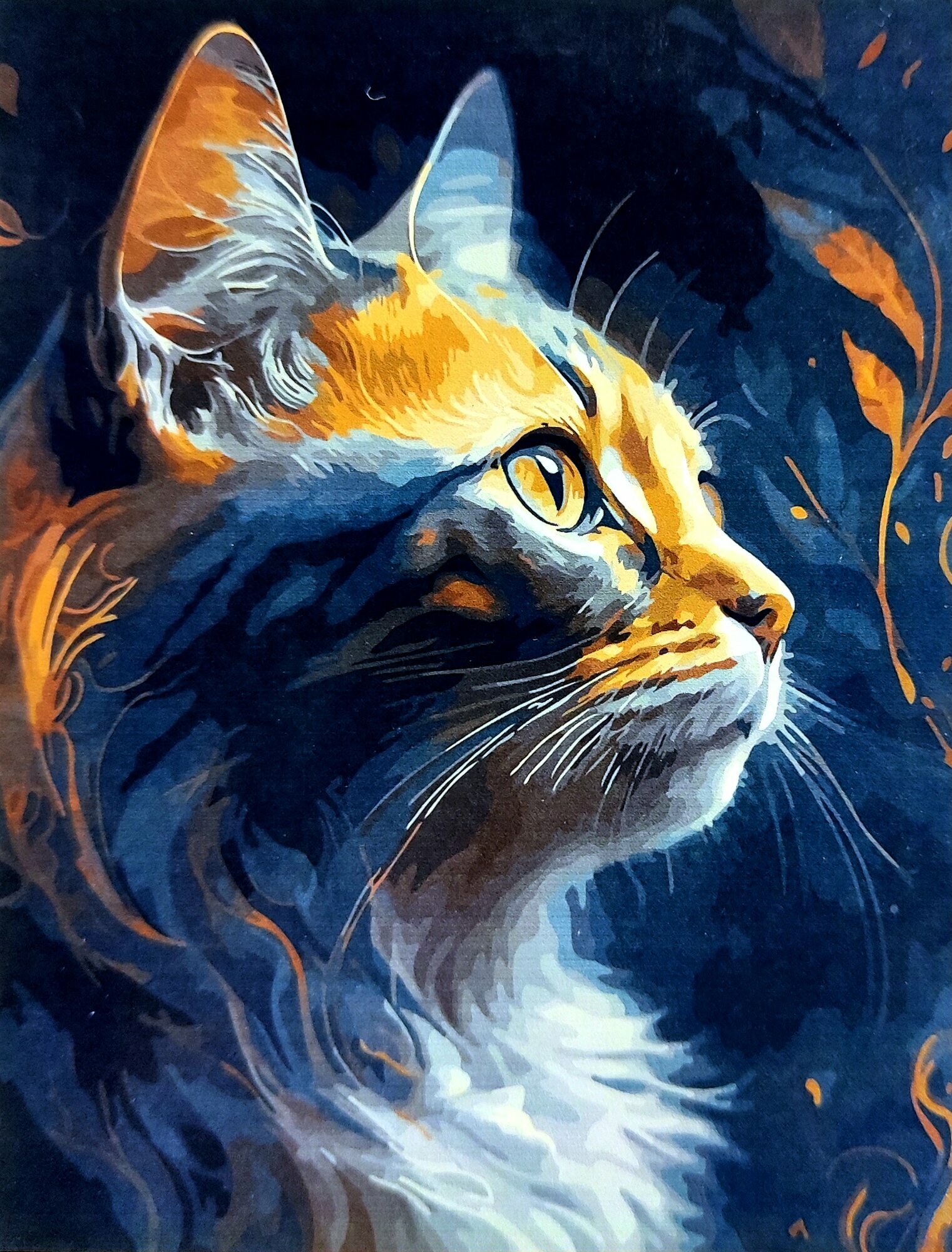 Картина по номерам Paintboy "Кот в сапогах", холст, 40x50 см