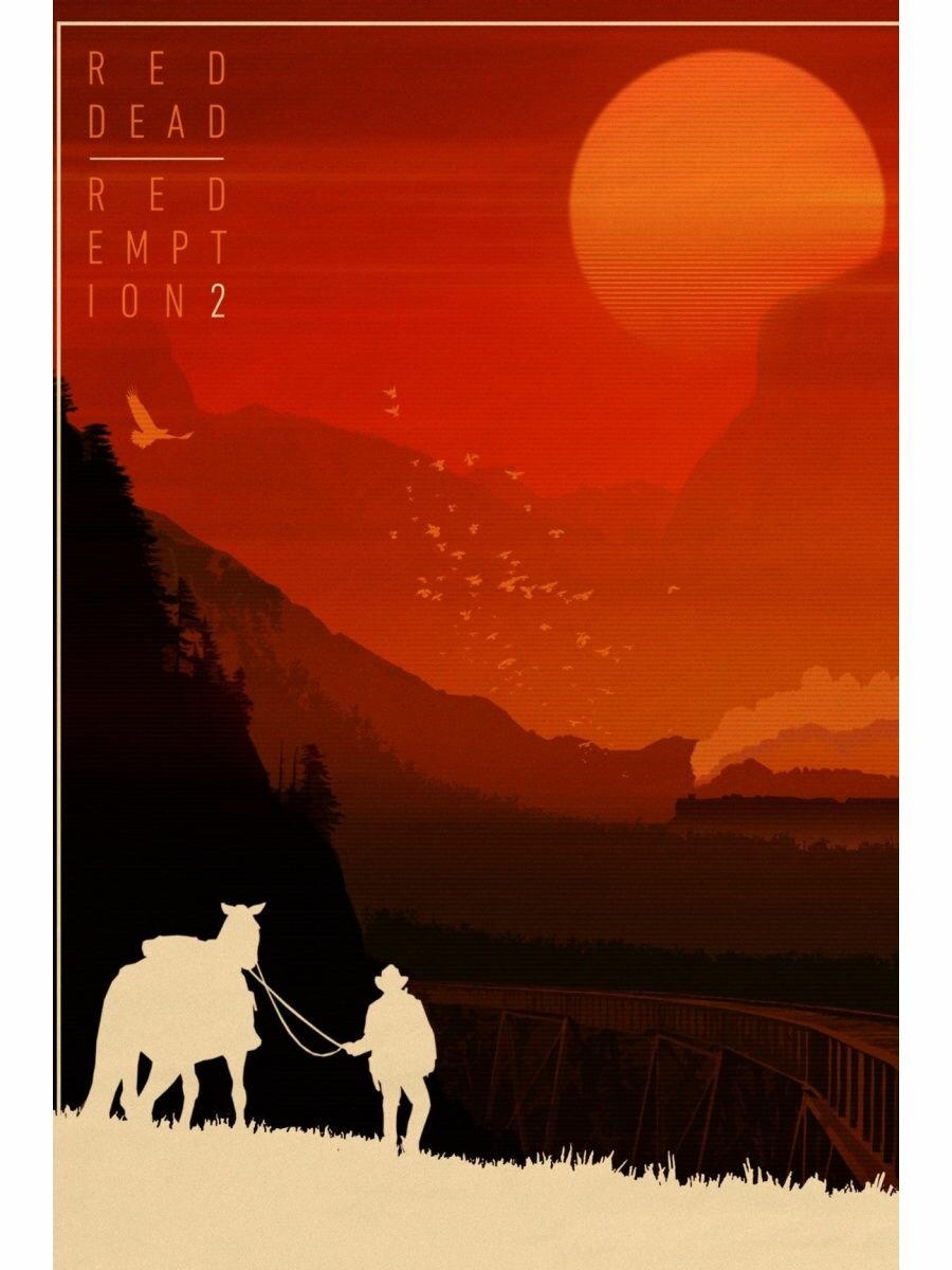 Постер "Red Dead Redemption 2. Луна"