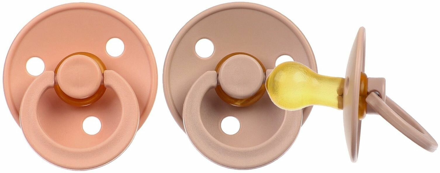 Набор классических пустышек детских, для девочки, 2 штуки, латекс, соски для малышей от 3 месяцев