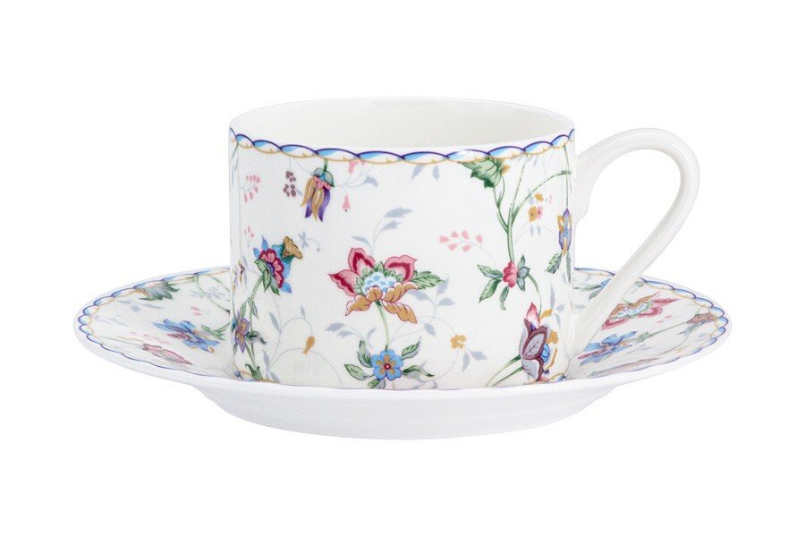 Чашка с блюдцем Букингем, 0,22 л (Anna Lafarg Emily, страна Китай)