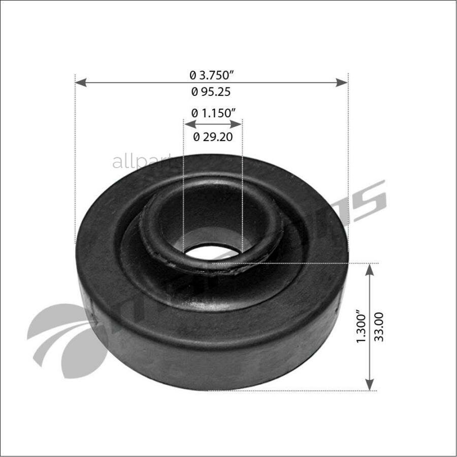 MANSONS 360051 сайлентблок ! подвески кабины передний нижний FLD\FRL