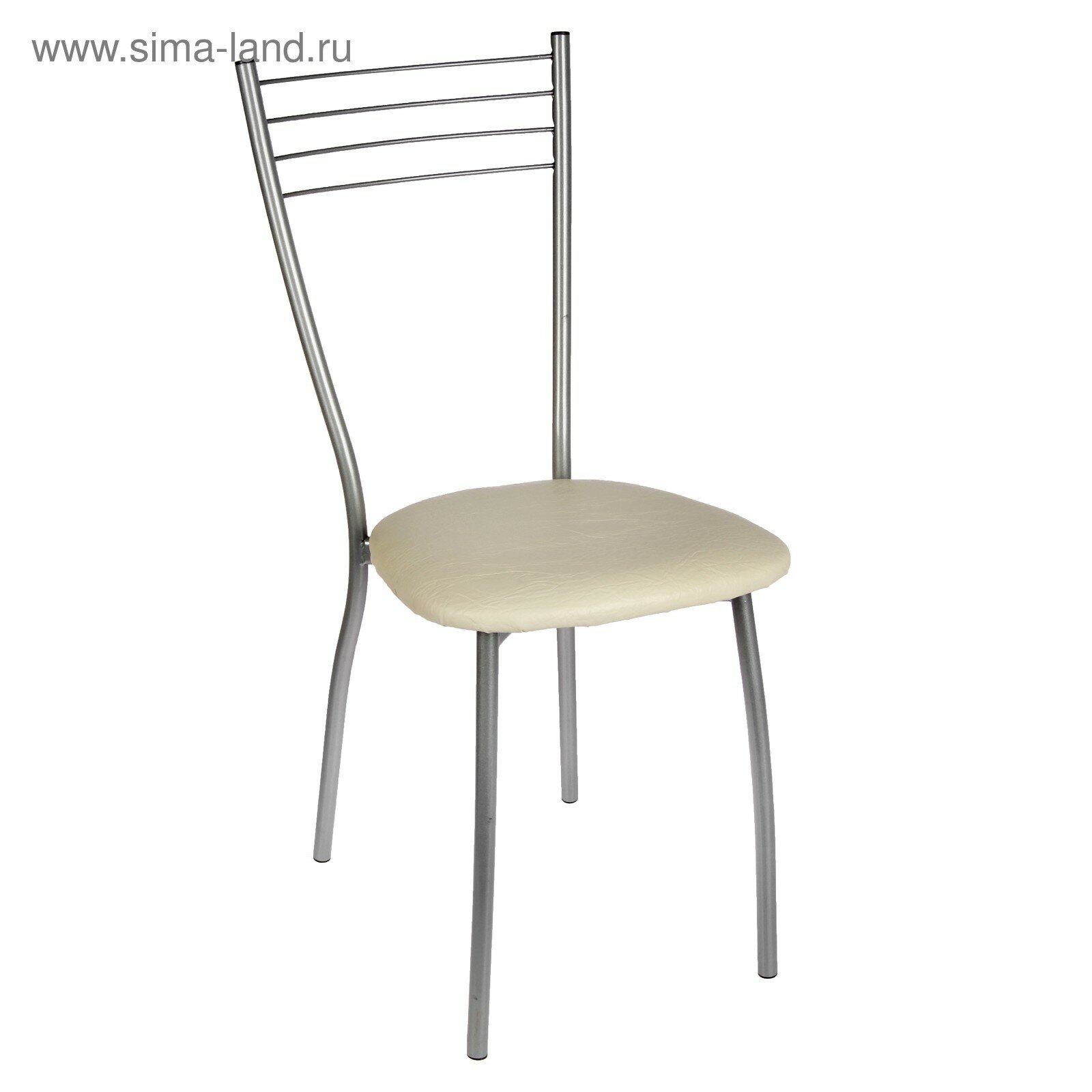 Стул "Сильвия", Серебристый металлик/Молочный, 3415561