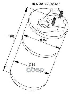 Осушитель RENAULT Trafic 1.9D 01- NRF арт. 33318