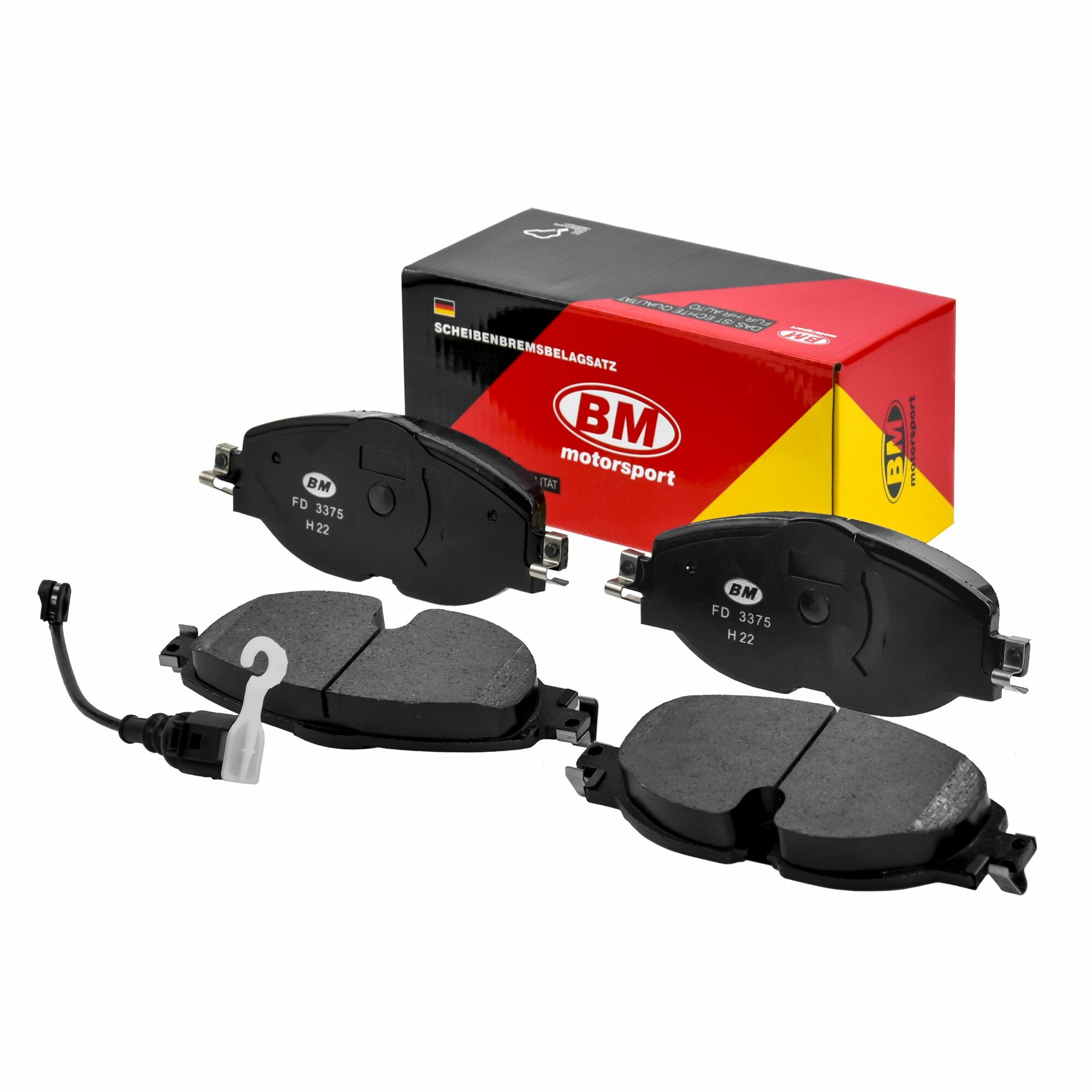Тормозные колодки дисковые передние BM FD3375 для а/м Skoda, Volkswagen, Audi