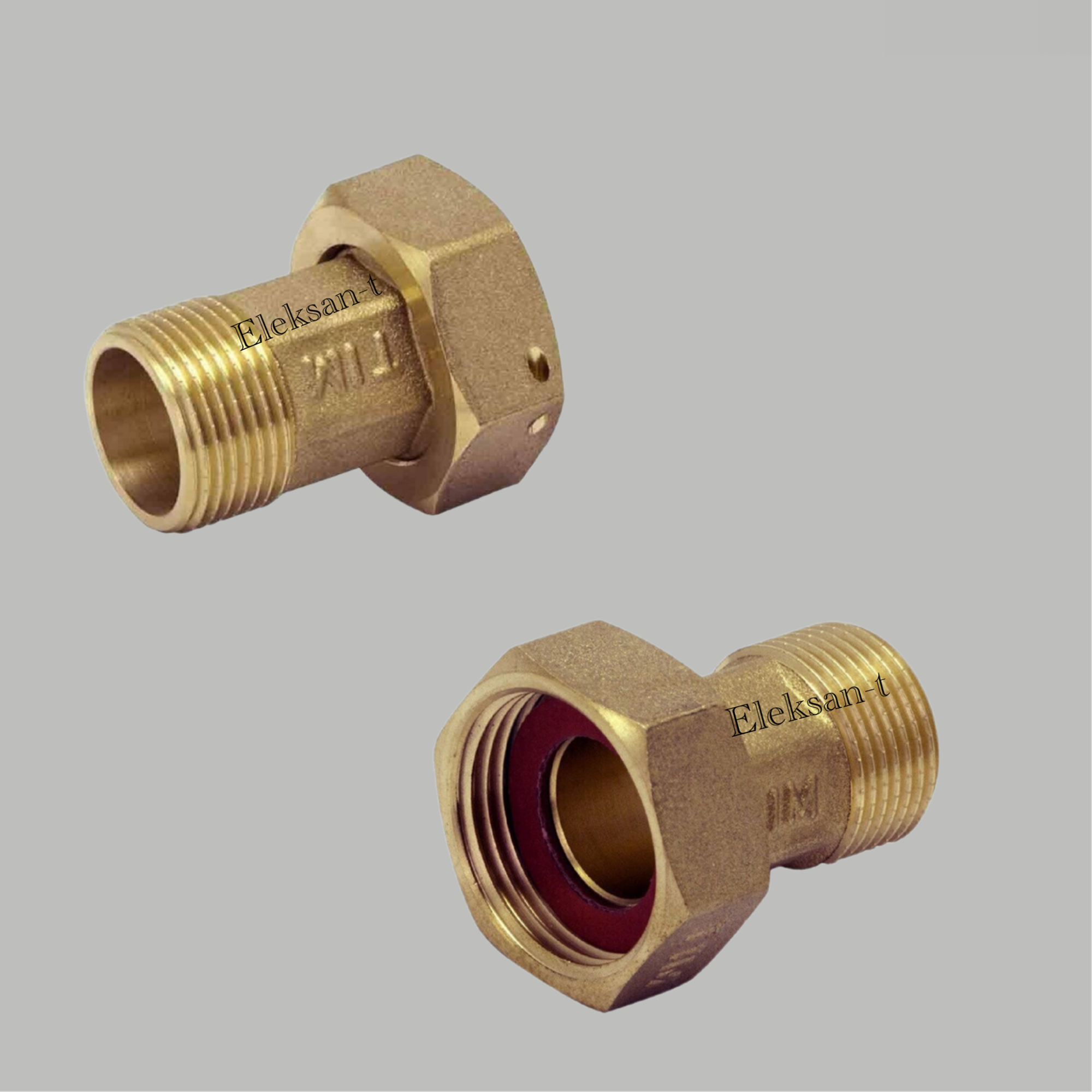 Американка TIM HS032, для счетчиков, 3/4"x1/2", внутренняя/наружная резьба, латунь