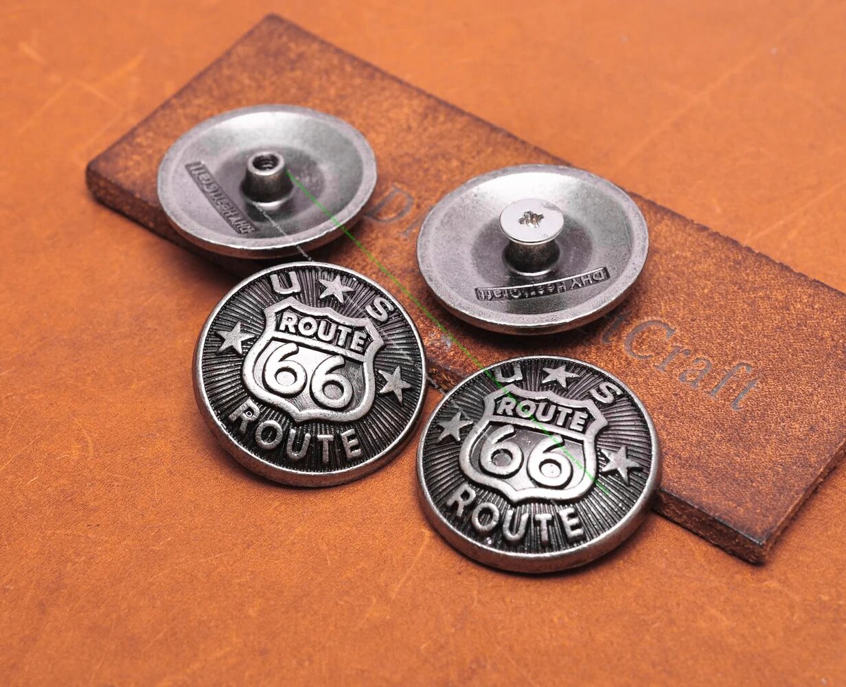 Набор застежек для ремней Route 66 Create YueHong Antique Silver