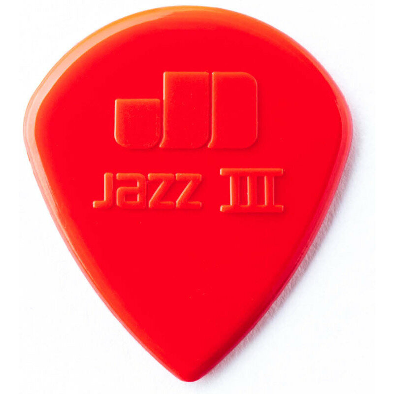 Набор медиаторов 6шт. Dunlop 47P3N Nylon Jazz III Red