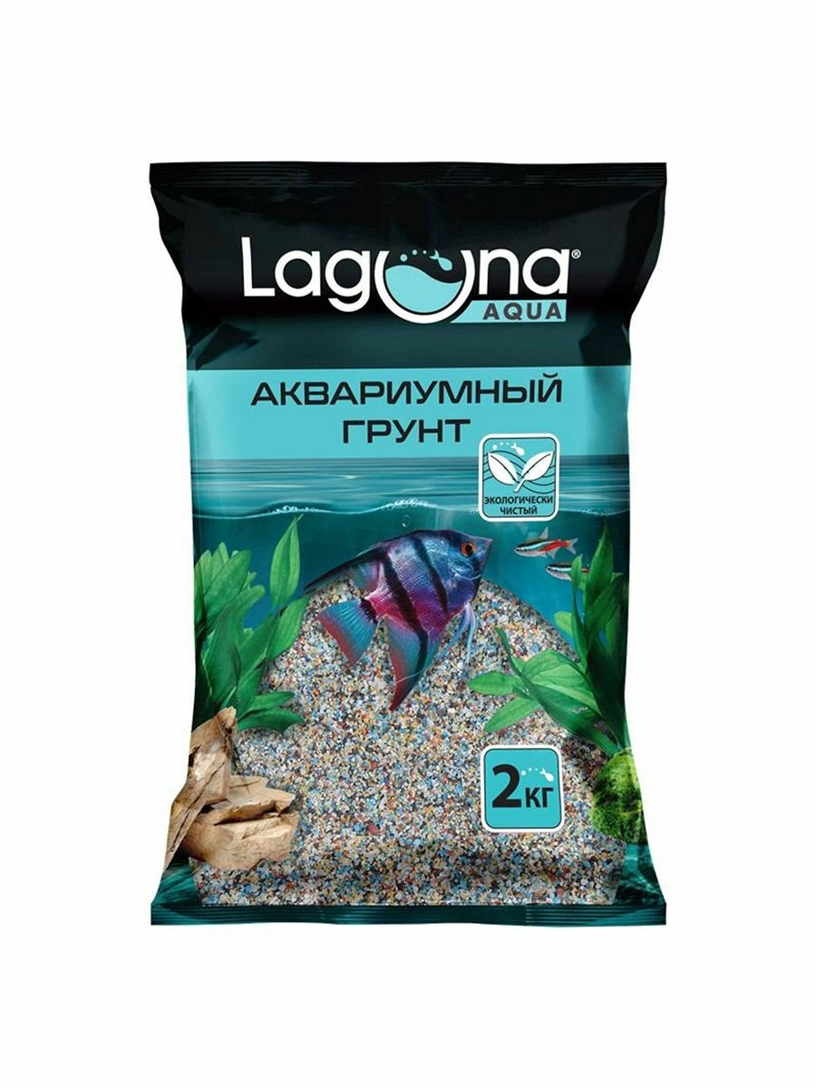 Грунт Laguna Калейдоскоп, 2кг, 0,8-2