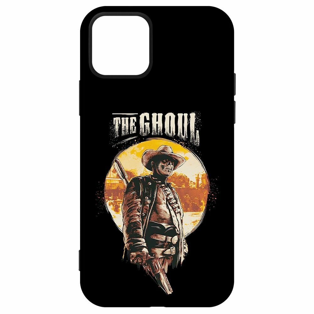 Чехол-накладка Krutoff Soft Case Фоллаут (Fallout) - Гуль для iPhone 12 Pro черный