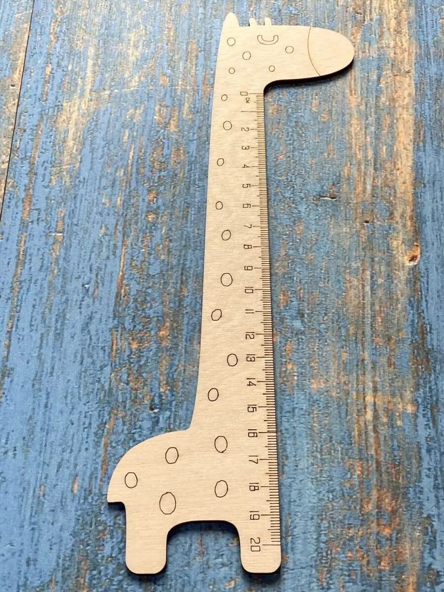 Деревянные заготовки Декупаж Метрика 1 шт