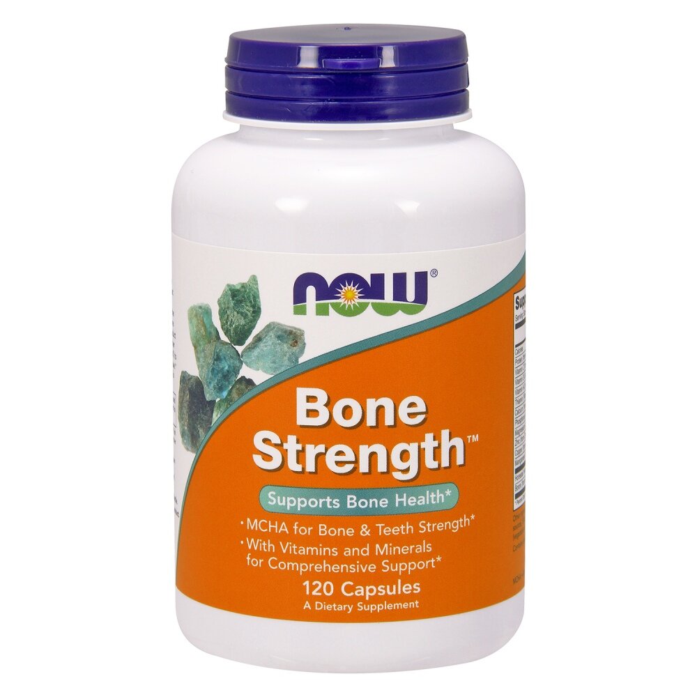 NOW Bone Strength, 120 капсул