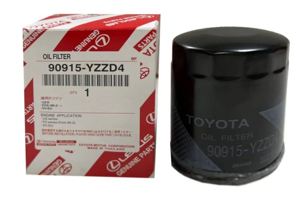 Фильтр масляный Toyota 90915-YZZD4 90915-YZZD4 (1шт)