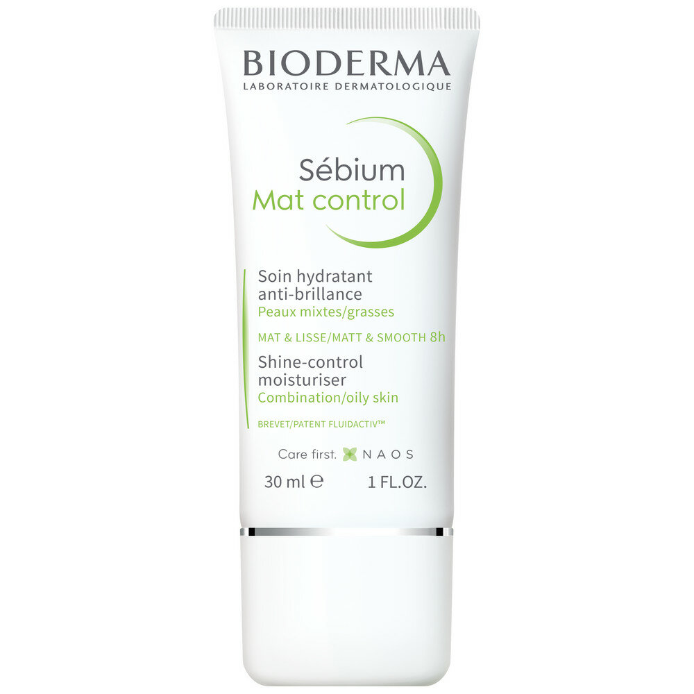 Bioderma Sebium Мат контроль крем матирующий увлажняющий для жирной и комбинированной кожи лица 30 мл