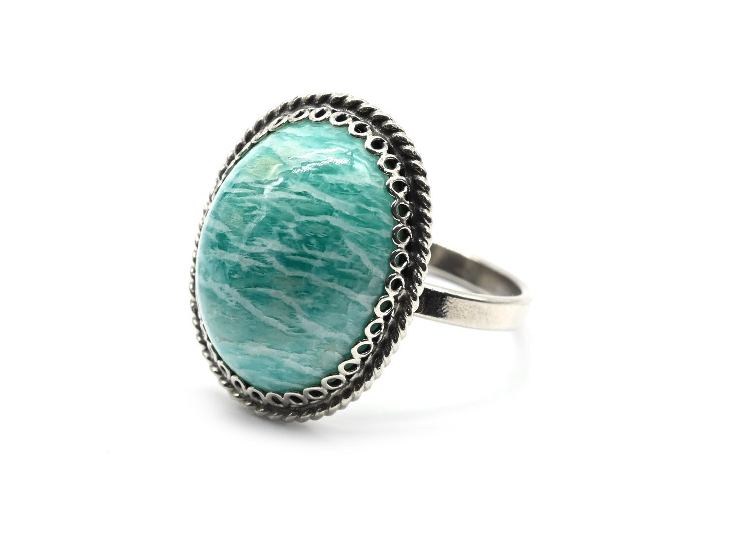 Кольцо, амазонит